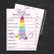 Baby Word Scramble - Unicorn Printable Game Cards – Littlehammer Games