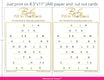 Baby Fill in the Blank - Gold Printable Game Cards – Littlehammer Games